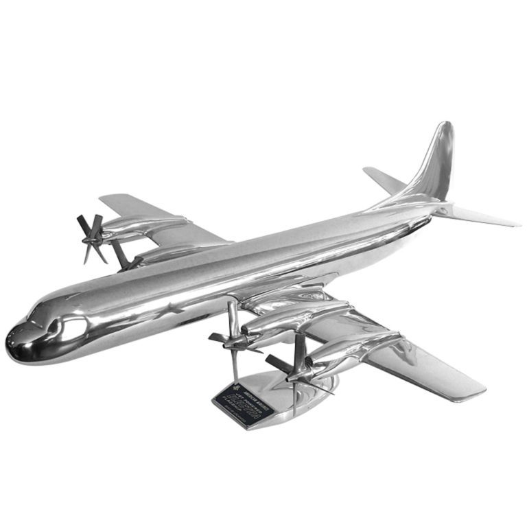 Large Lockheed Original Electra Aluminum Airplane Model | TFTM Melrose
