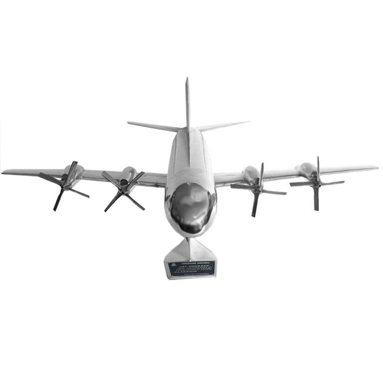Large Lockheed Original Electra Aluminum Airplane Model | TFTM Melrose