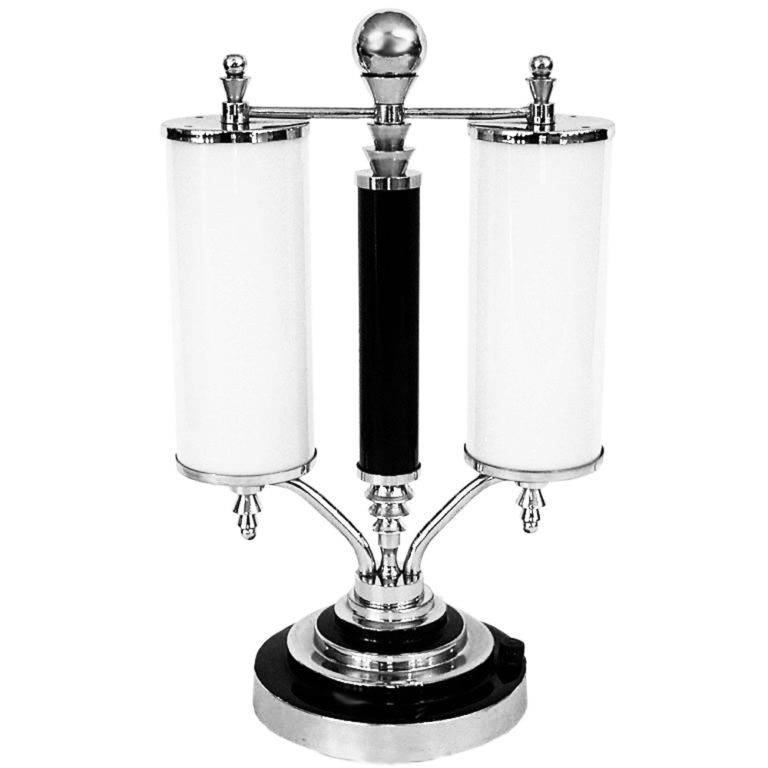 Outstanding Large 1930’s Streamline Art Deco Table Lamp |TFTM Melrose