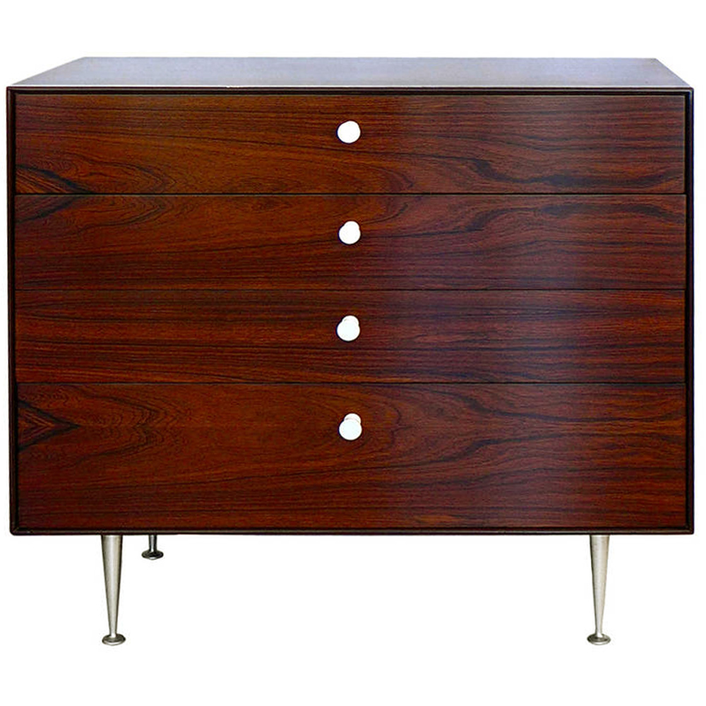 George Nelson Thin Edge Rosewood Dresser | TFTM Melrose