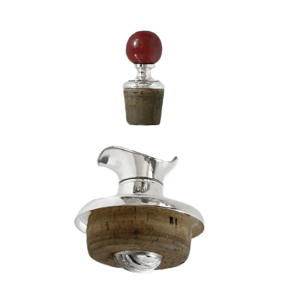 Sterling Overlay Art Deco Cocktail Shaker w/ 8 Glasses | TFTM Melrose