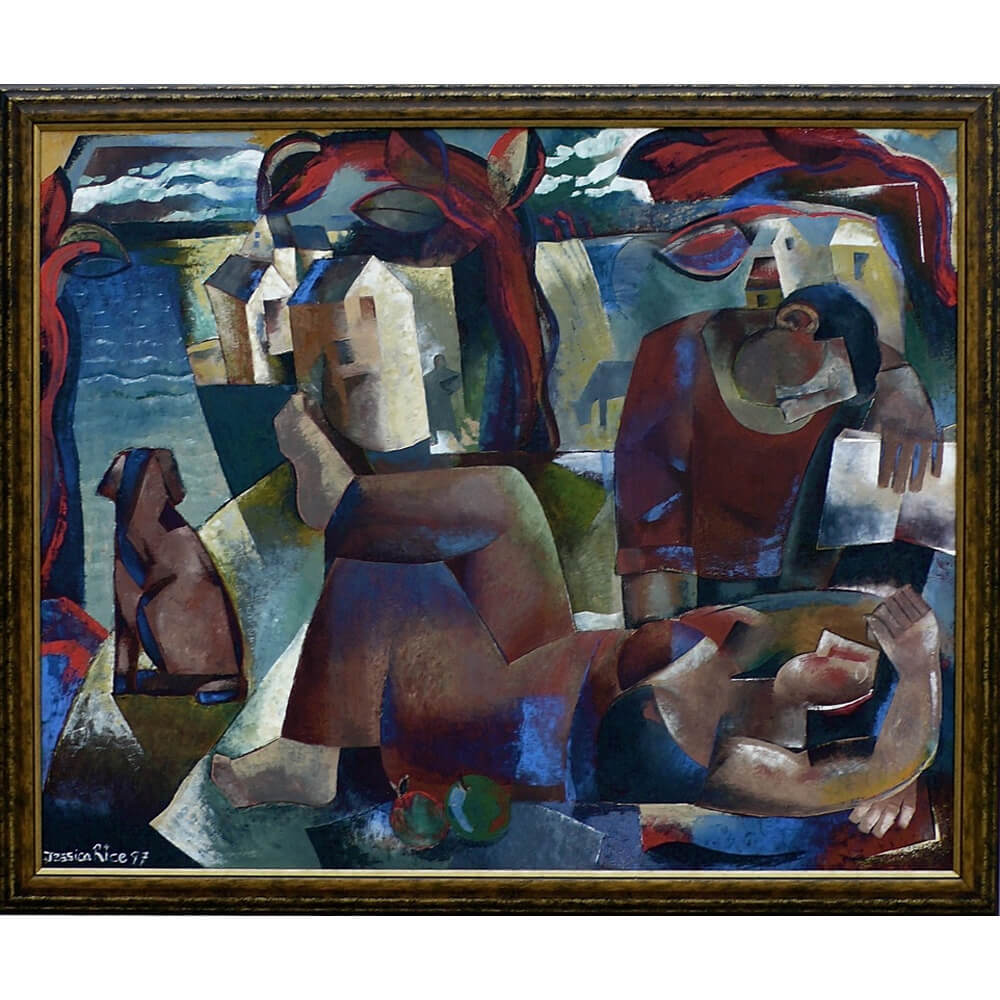 "Serenity" A Large Oil on Canvas by Jessica Rice|TFTM Melrose