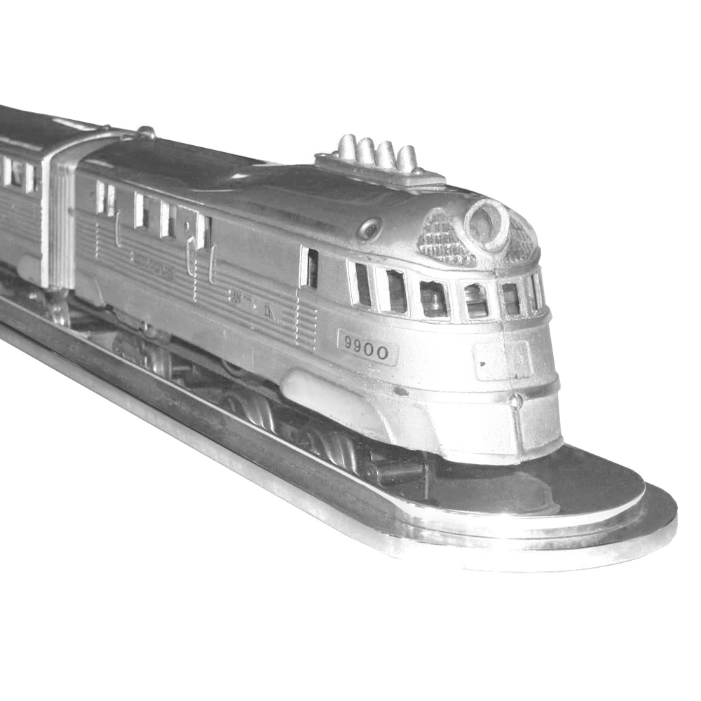 Burlington Zephyr Train w/ Streamline Custom Display | TFTM Melrose