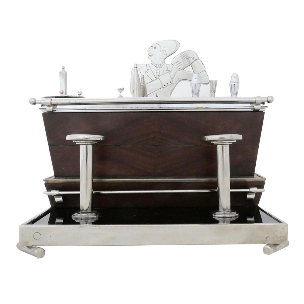 1930's Hand Lathed Machine Age Chess Set | TFTM Melrose