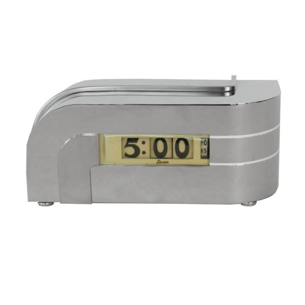 Early Lawson Streamline Art Deco Clock || TFTM Melrose
