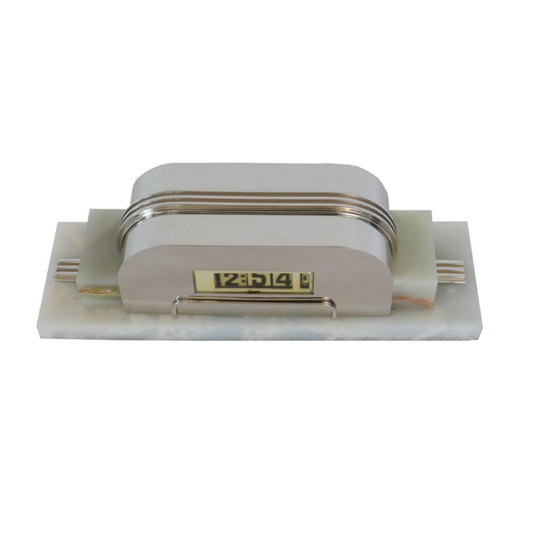 Architectural Streamline Moderne Lawson Clock || TFTM Melrose