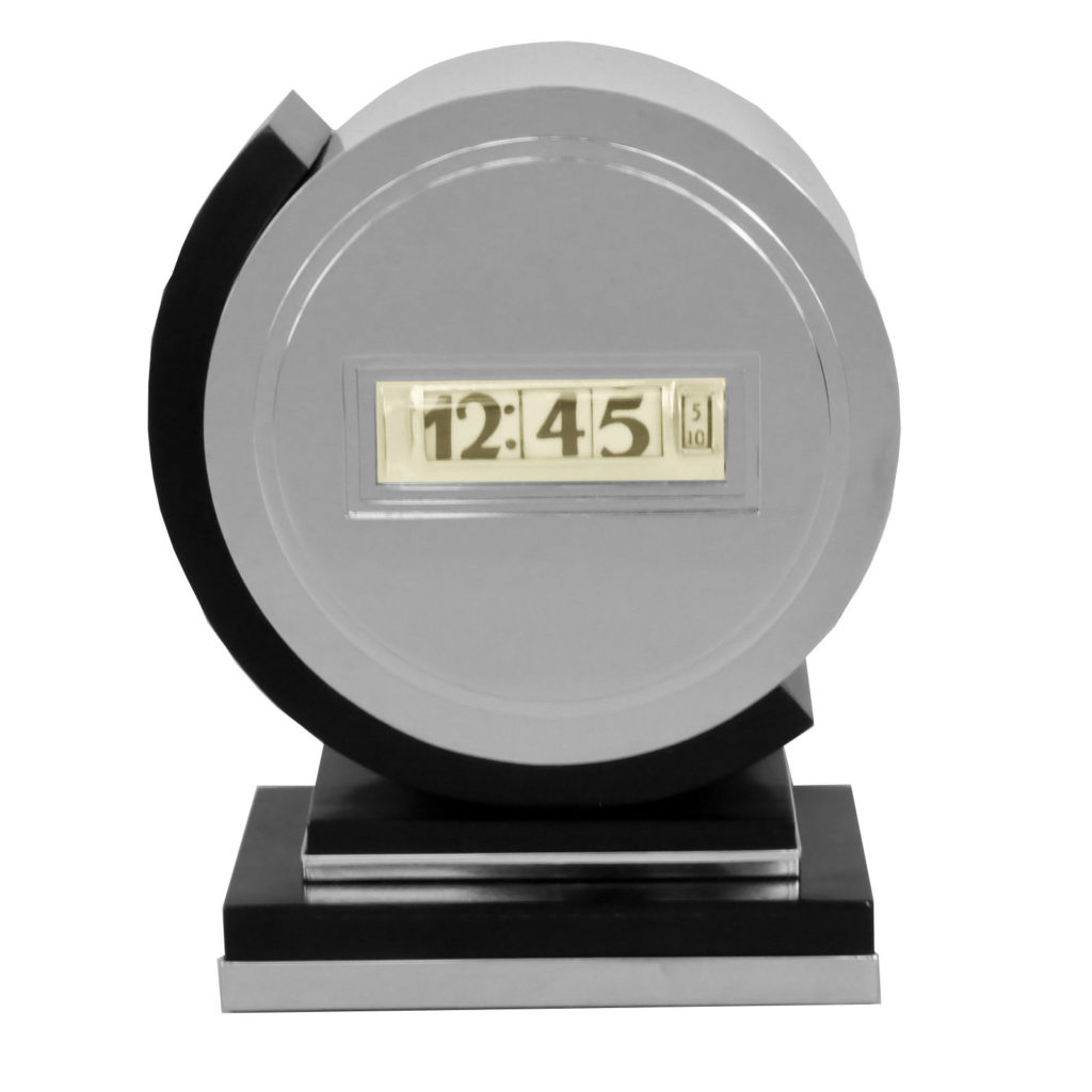 Early Lawson Streamline Art Deco Clock || TFTM Melrose