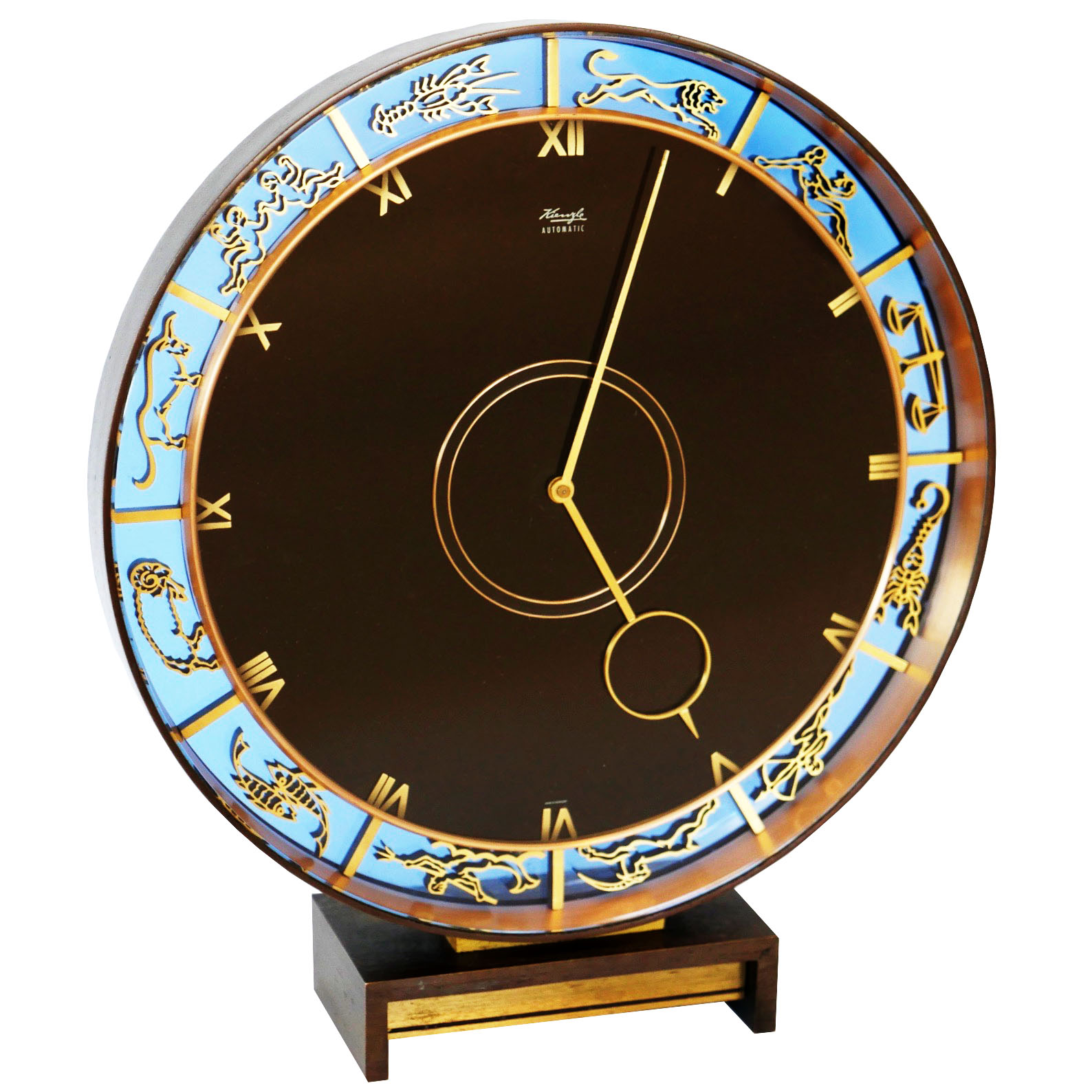 Zodiac Clock by Kienzle in Bronze || TFTM Melrose