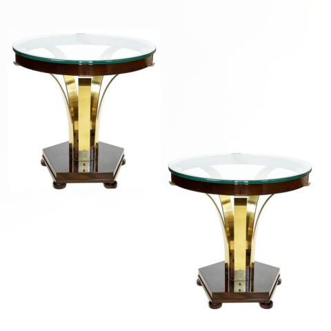 Original Streamline Art Deco Chrome Coffee or Side Table by Troy ...