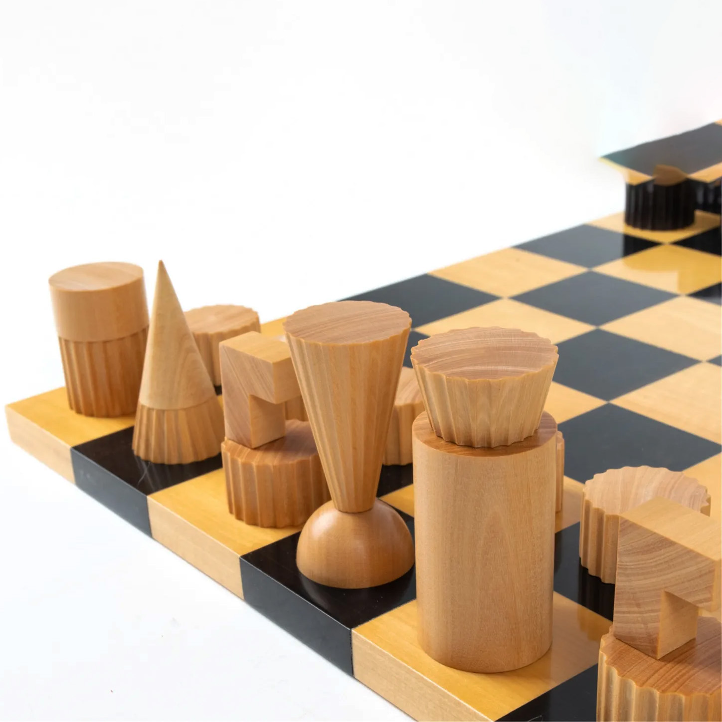 Mid Century Hand Lathed Danish Chess Set || TFTM Melrose