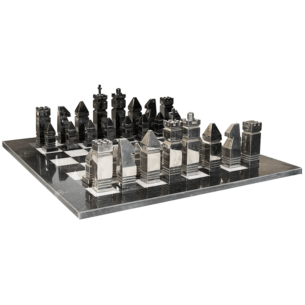 Vintage Dunhill Chess & Checkers Set Designed by Giso